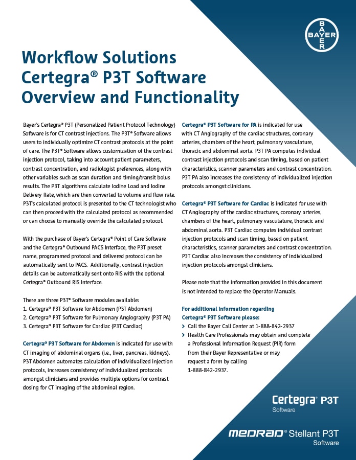 MEDRAD® Stellant FLEX CT Injection System | Radiology US